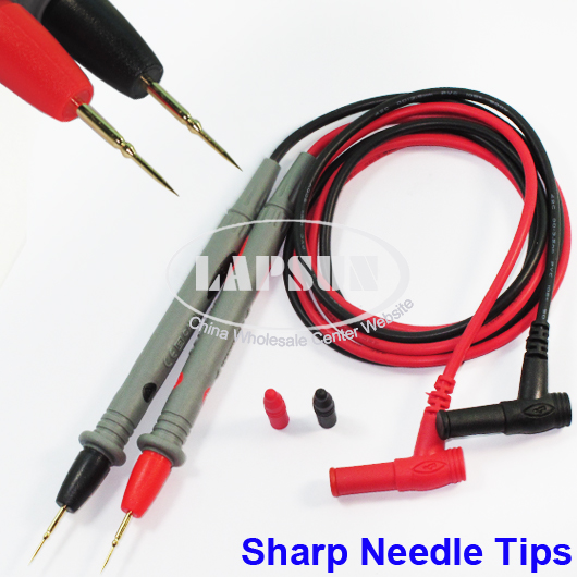 Digital Multimeter 1000V 20A Test Lead Probe Cable SMD SMT Needle Tip ...